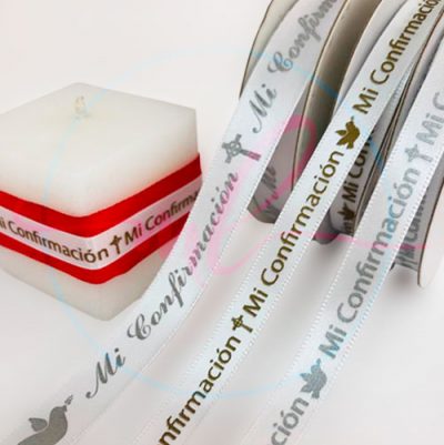 Listón Estampado Mi Confirmación 25 yds – Mundo del Liston